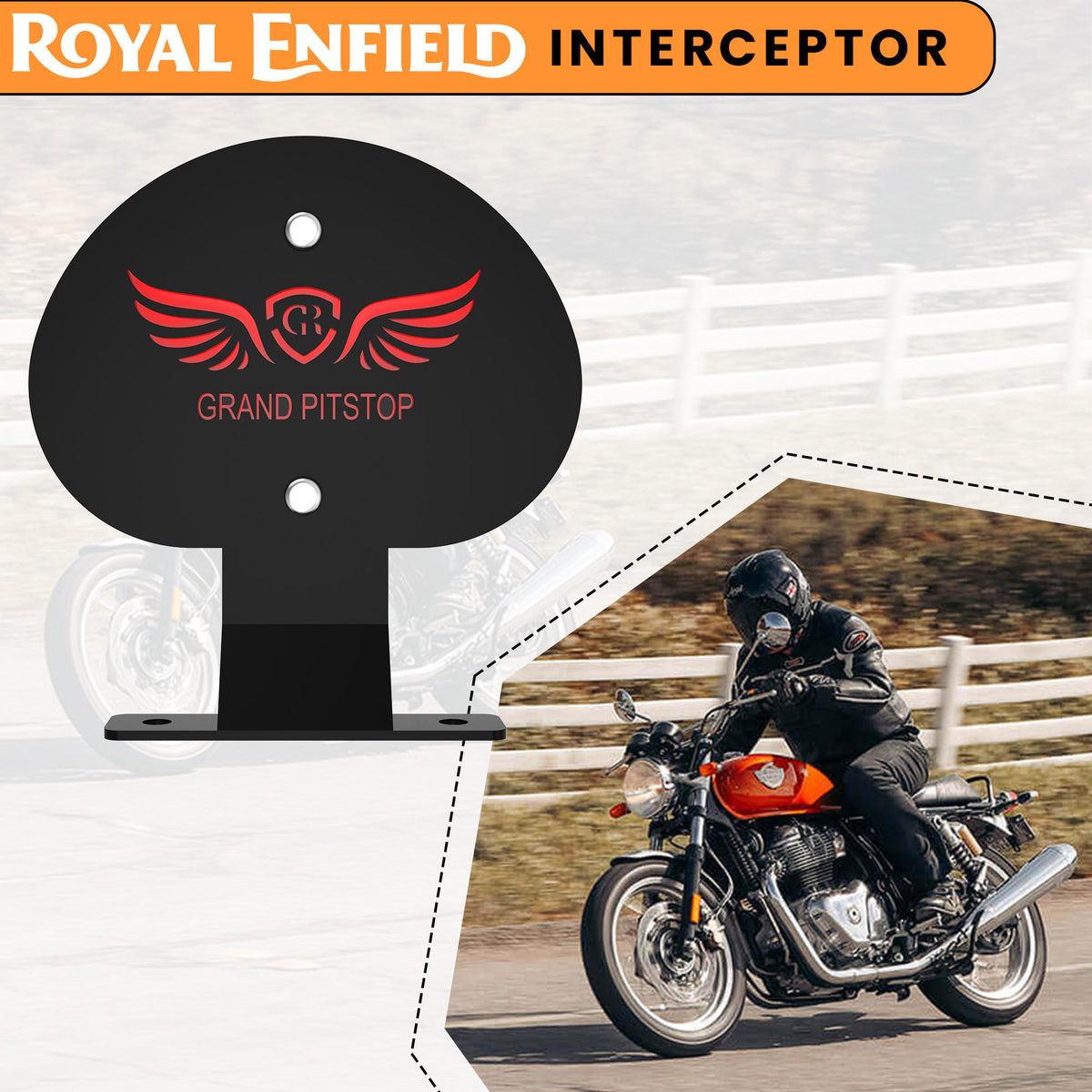 Buy Back Rest Stand for Royal Enfield Interceptor Online at ...